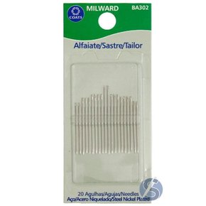 Agulhas Alfaiate Coats Corrente - Envelope com 20 unidades BA30200