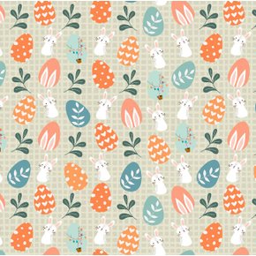 Tecido Tricoline Páscoa Ref:9050 Cor 014