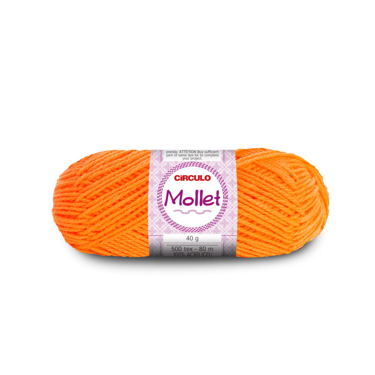 Lã Mollet Círculo 40g -Toque Macio e Confortável- Bazar setti