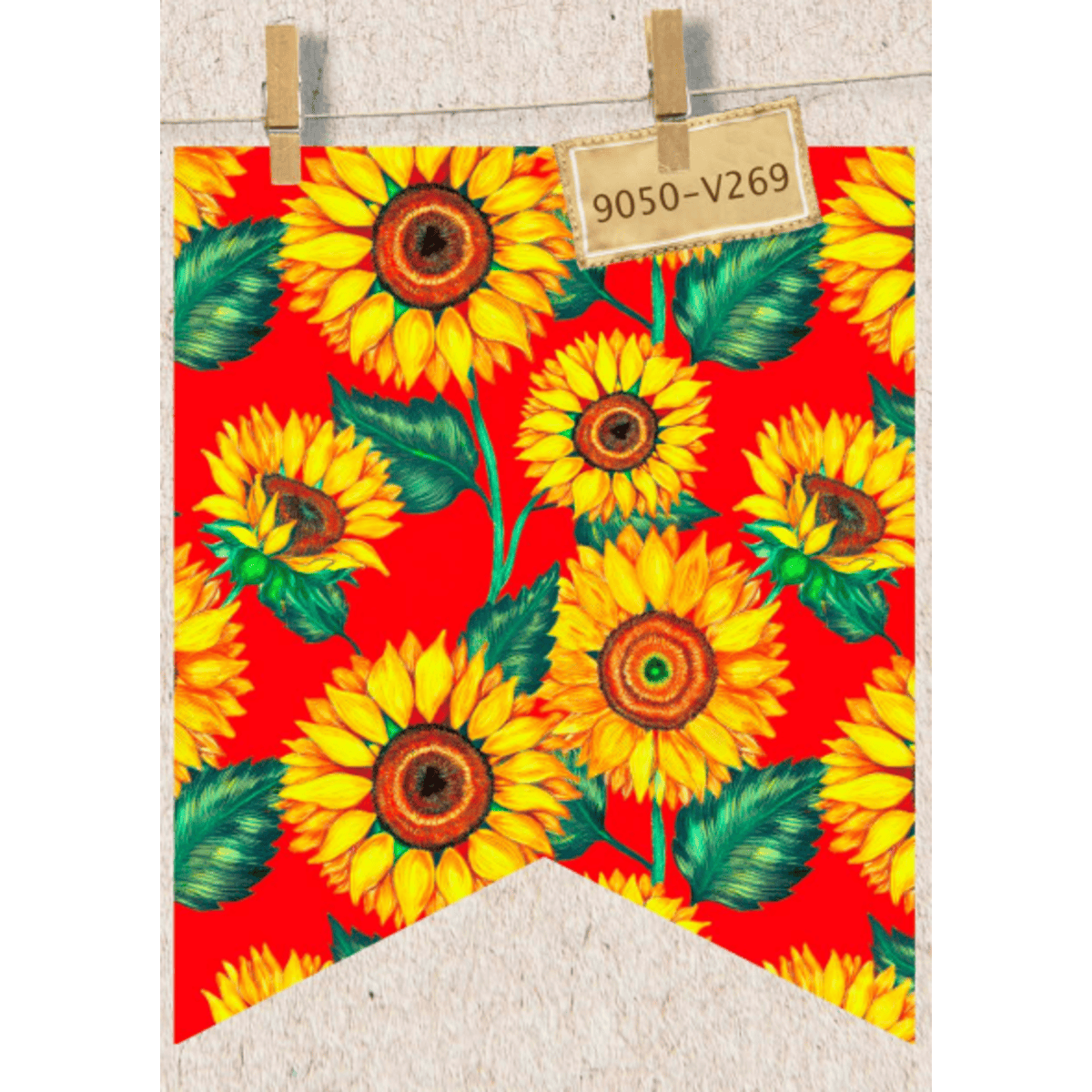 Tecido Tricoline Floral Ref:9050 Cor 269-Bazar Setti