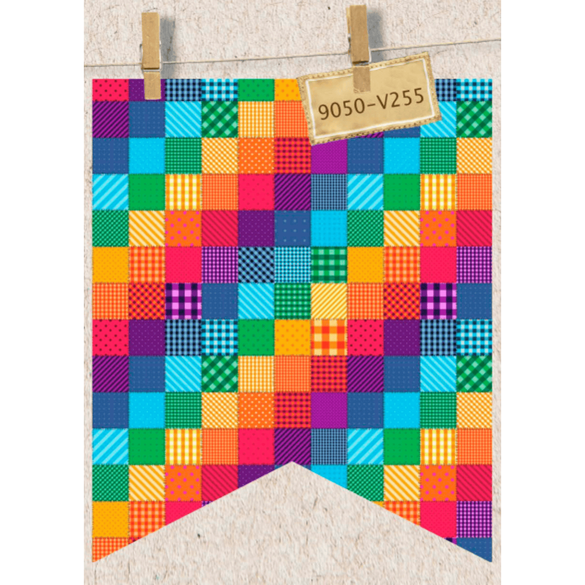 Tecido Tricoline Xadrez Ref:9050 Cor 255-Bazar Setti